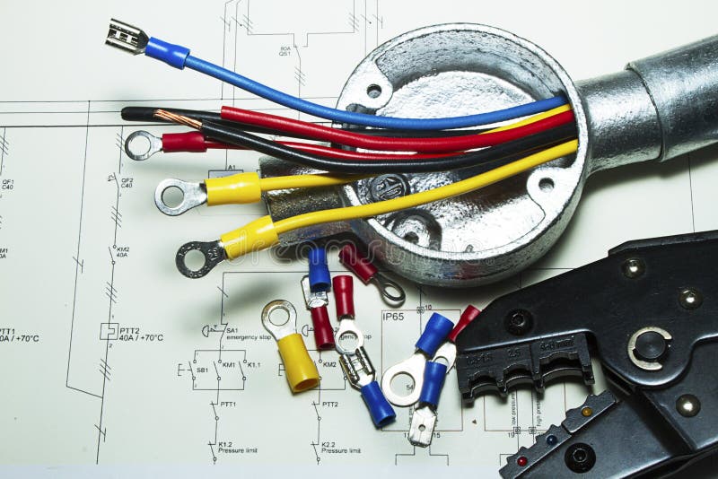 Câblage électrique image stock. Image du cuivre, ingénieur - 31836383