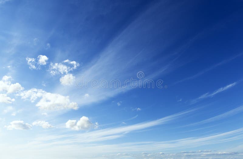Céu azul e limpo imagem de stock. Imagem de macio, fundo - 30743023