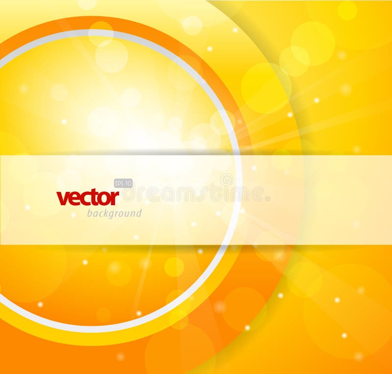 Círculo Anaranjado Abstracto Ilustración del Vector - Ilustración de ...