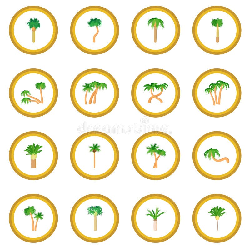 Icono De La Palma, Estilo Simple Stock de ilustración - Ilustración de ...