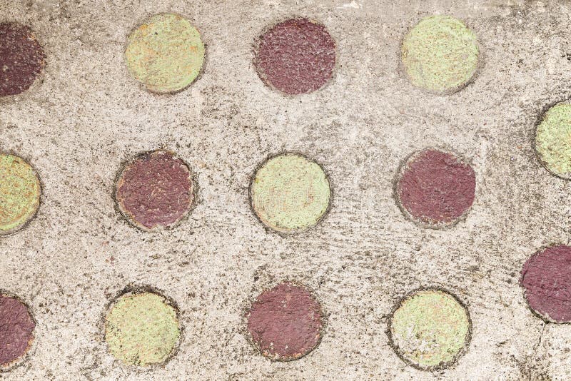 Círculo En Piso Del Cemento Imagen de archivo - Imagen de suelo, bloque ...