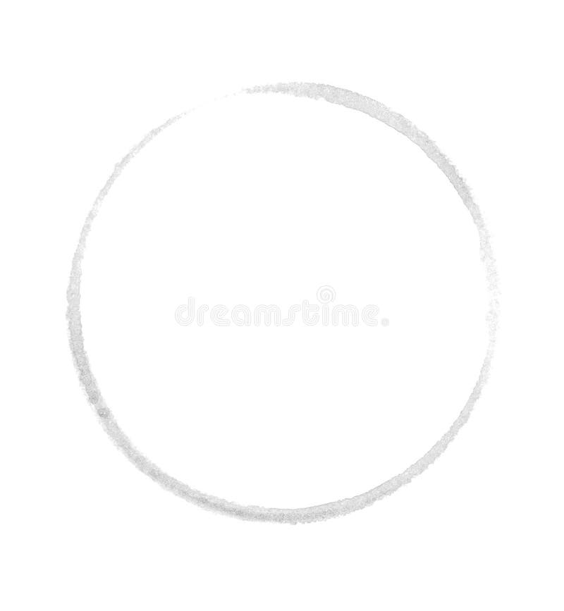 Círculos Grises De La Brocha En El Fondo Blanco Stock de ilustración ...