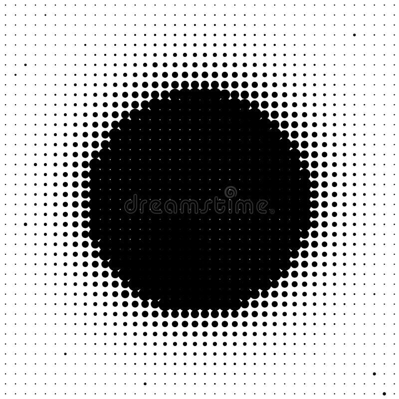 Círculo negro ilustración del vector. Ilustración de retro - 38433117