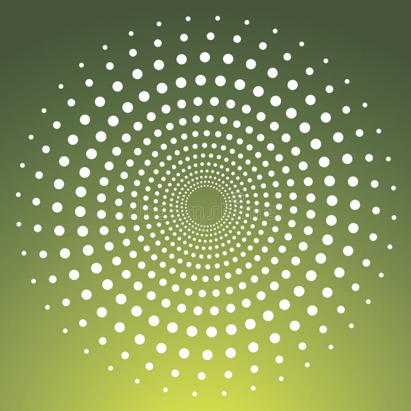 Círculo punteado vector ilustración del vector. Ilustración de objetos ...