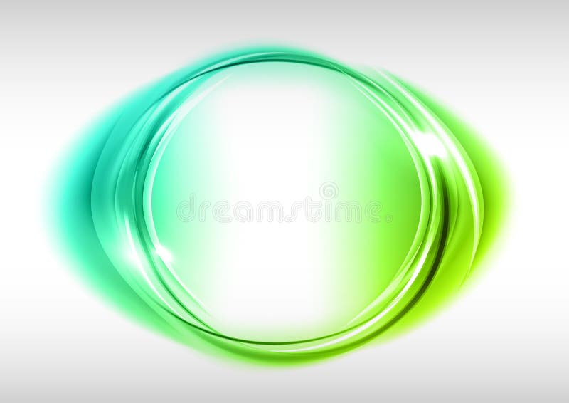 Círculo verde ilustración del vector. Ilustración de colorido - 25317275