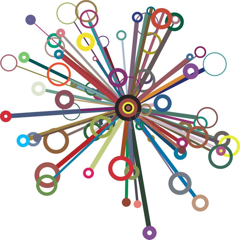 Rayas azules abstractas ilustración del vector. Ilustración de fondo ...