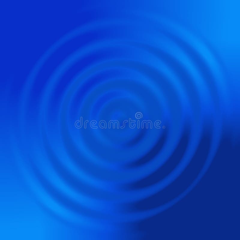 Círculos Concêntricos Azuis Abstratos Ilustração Stock - Ilustração de ...