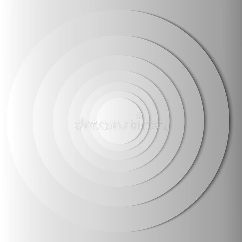 Círculos Grises 3d En Un Fondo Gris Ilustración del Vector ...