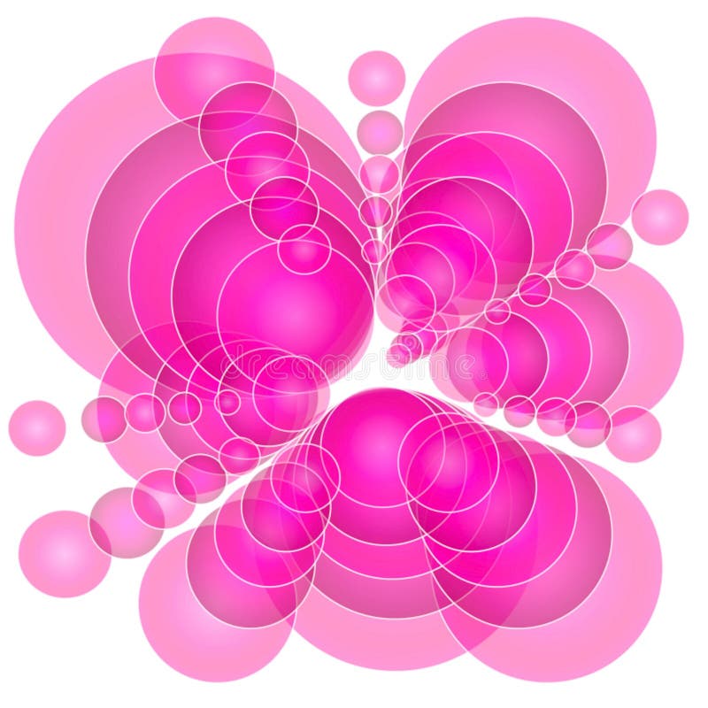 Fundo Opaco Cor-de-rosa Da Borboleta Ilustração Stock - Ilustração de ...