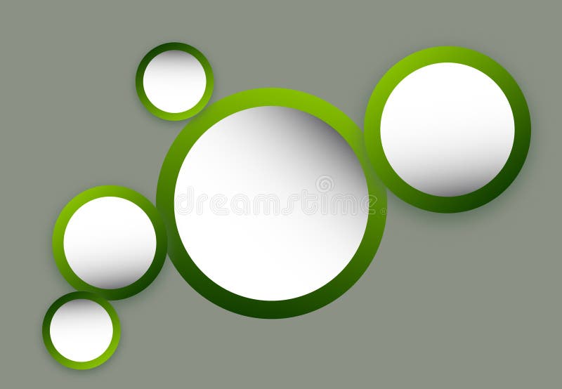 Círculos verdes stock de ilustración. Ilustración de wallpaper - 41151485