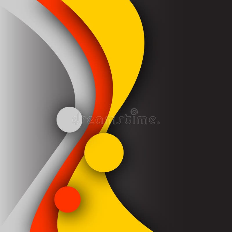 Curvas Y Fondo De Los Círculos Ilustración del Vector - Ilustración de ...