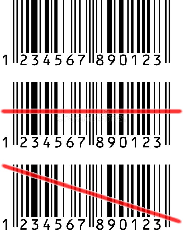 Ejemplo Del Icono Del Código De Barras Ilustración del Vector ...