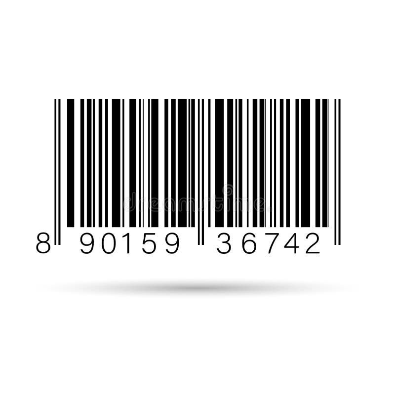 Código De Barras Isolado No Fundo Transparente Ilustração do Vetor ...