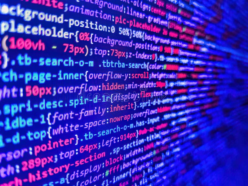 Código De Programación De Programadores De Software. Código De ...