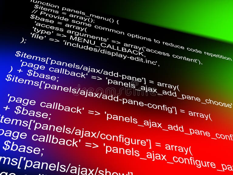 Código do Web ilustração stock. Ilustração de linha, tela - 8541372