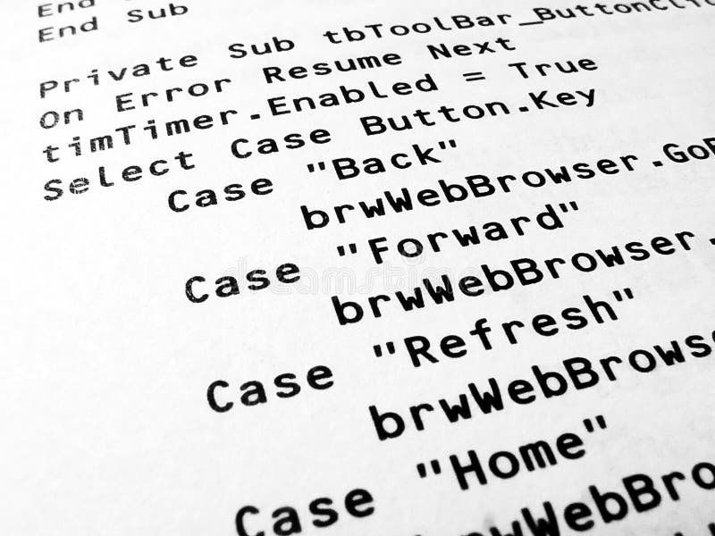 Tela Código Fonte. Código De Programação. Escrita. Fundo Do Código De ...