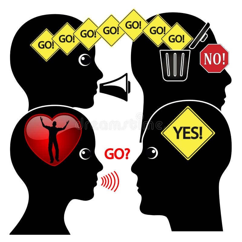 Cómo Manejar El Hombre Obstinado Stock de ilustración - Ilustración de ...