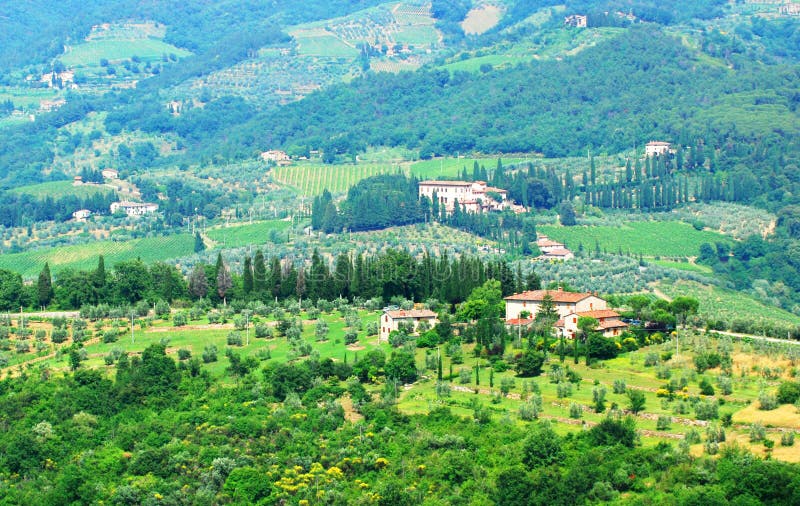 Côtes en Toscane photo stock. Image du pentes, nature - 2743114