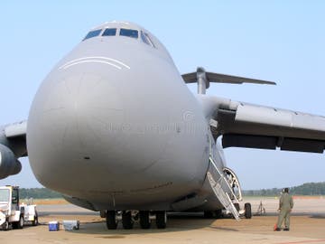 C-5 Galaxy stock image. Image of demonstration, airfield - 261843