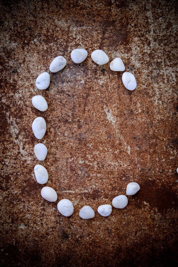 C Alphabet Made Form White Stone Stock Photo - Image of background ...