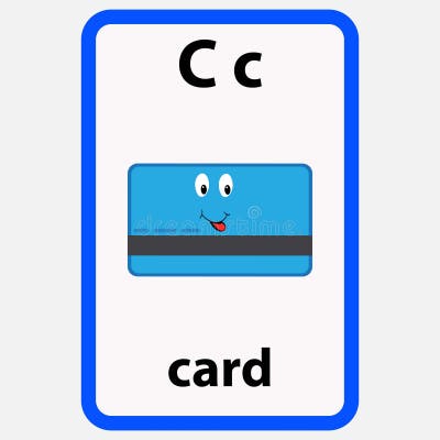Flashcard Letter C Stock Illustrations – 274 Flashcard Letter C Stock ...