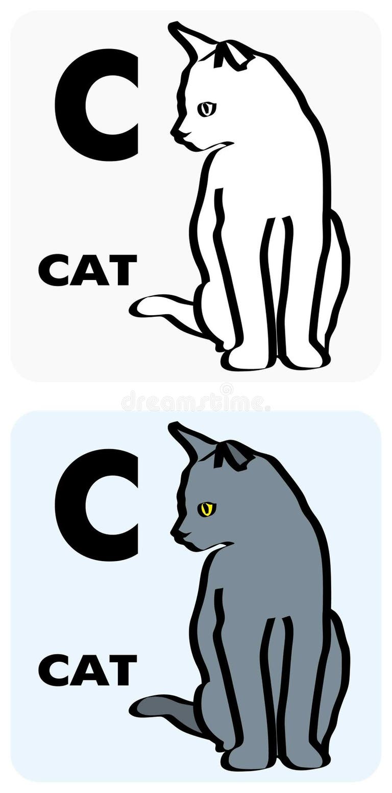 Alphabet Cats Stock Illustrations – 554 Alphabet Cats Stock ...