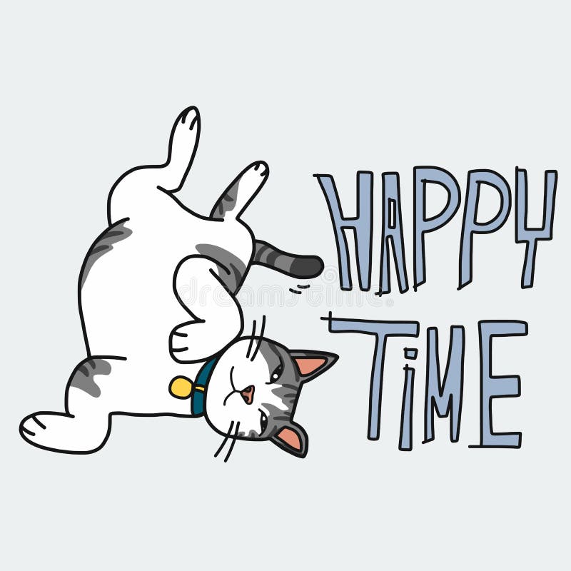 Happy time stock vector. Illustration of human, graffito - 18523509