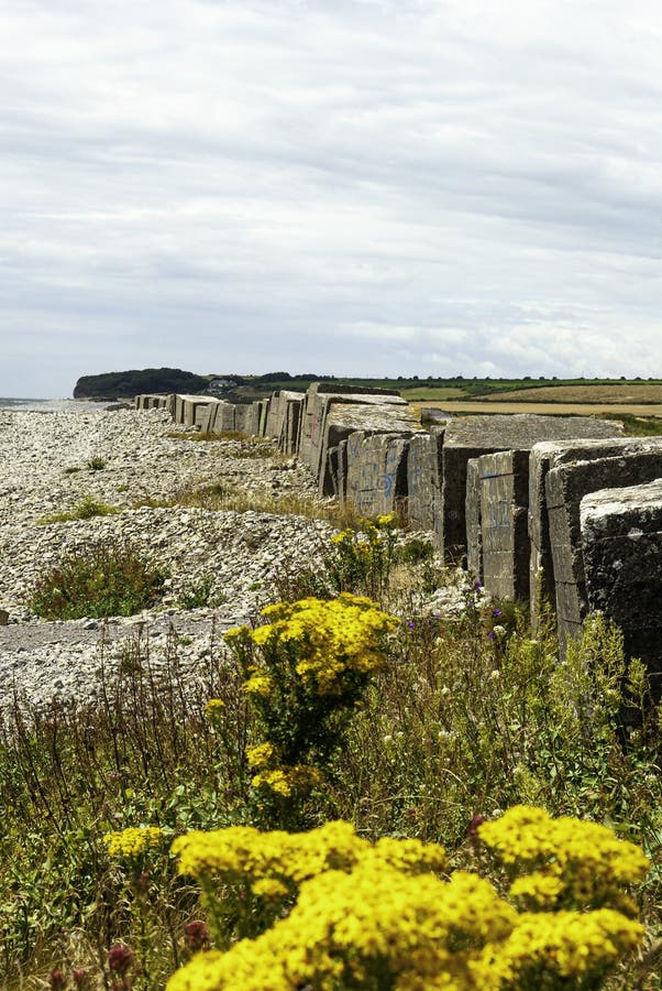 WW2 Anti-tank Defence Lines Stock Image - Image of remain, place: 233025411