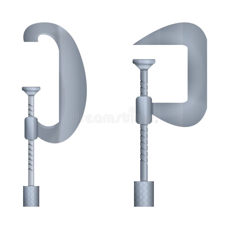C-clamp G-clamp. Tool for Work Stock Vector - Illustration of isolated ...