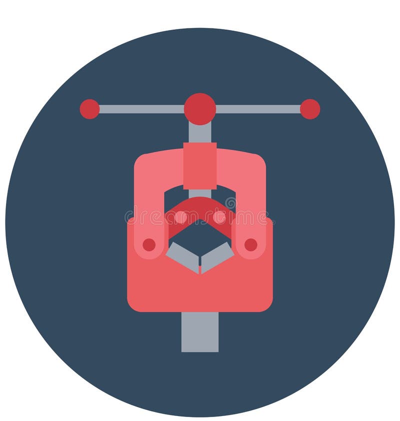 C Clamp Isolated Vector Icon for Construction Stock Vector ...