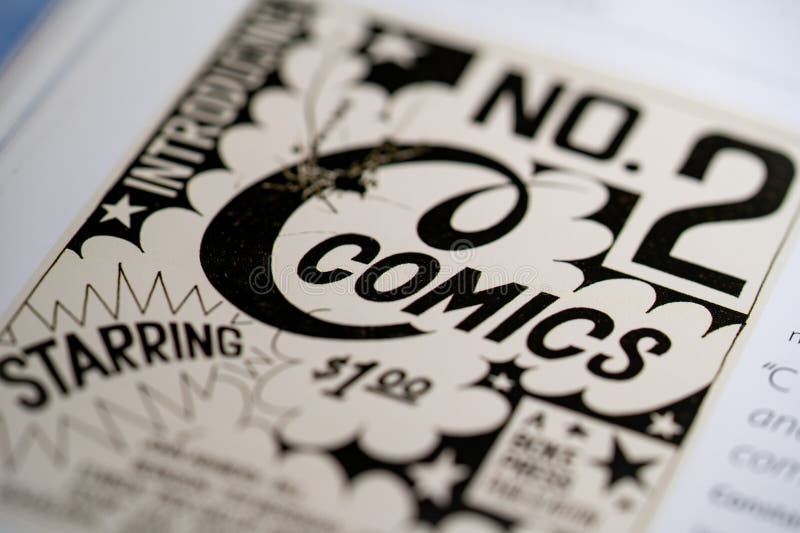C Comics from a Comic Book. Editorial Stock Photo - Image of ...