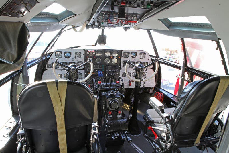 C-46 Commando Aircraft Cockpit Editorial Image - Image of bird ...