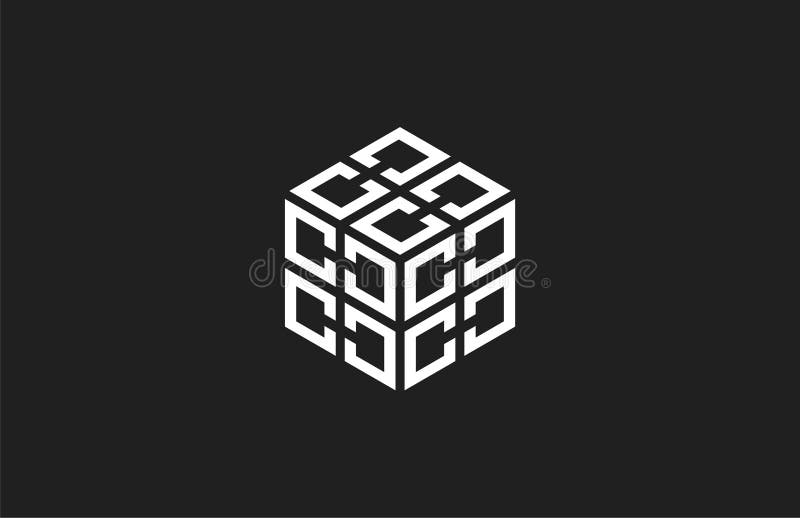 Cube Block for Logo stock vector. Illustration of cubic - 175354093