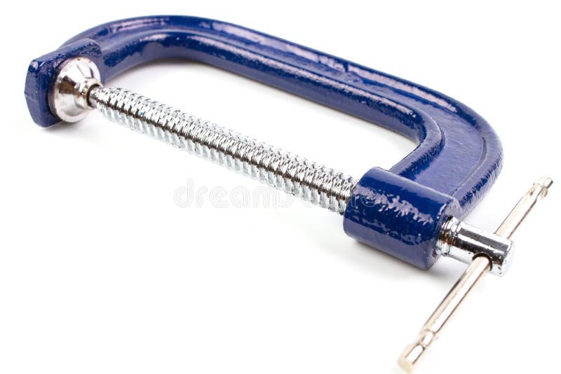 C De Klem of G Klemmen 4 Duim Vast Stock Afbeelding - Image of klem ...