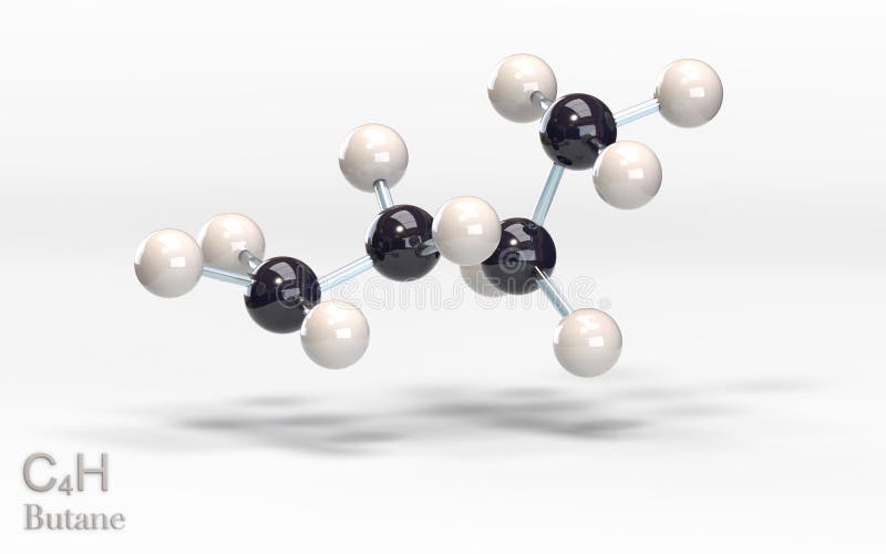 Isolated 3d Model Molecule Butane Stock Illustrations – 16 Isolated 3d ...