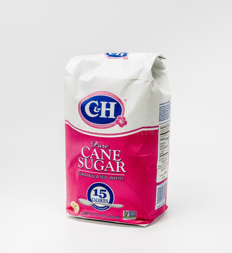 C&H Zuivere Witte Gekorrelde Rietsuiker Redactionele Stock Afbeelding ...
