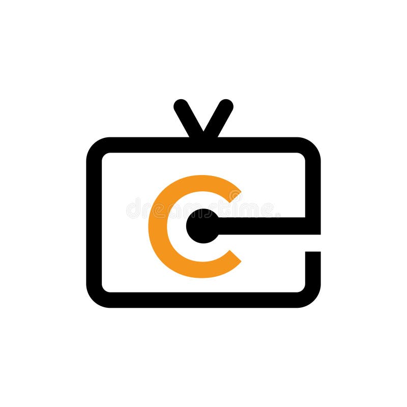 Y Letter Channel Television Logo Design Stock Vector - Illustration of ...