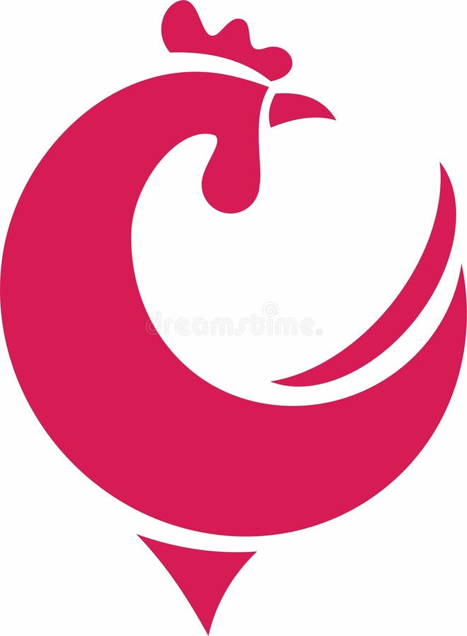 C Letter Chicken Logo stock vector. Illustration of athletic - 274951820