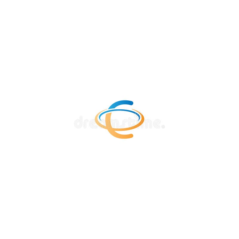 C Letter Circle Logo, Concept Letter C + Icon Circle Illustration Stock ...
