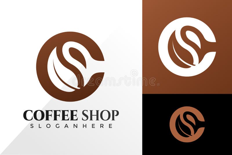 Letter E Coffee Shop and Cafe Restaurant Logo Vector Design Stock ...