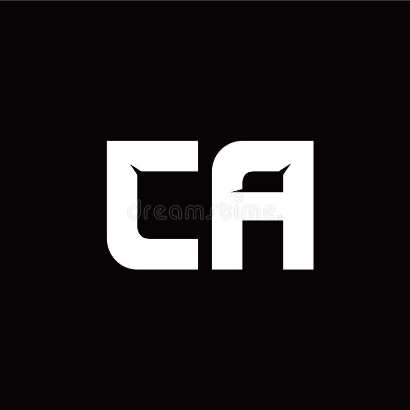 C a Letter Monogram Style Initial Logo Template Stock Photo - Image of ...