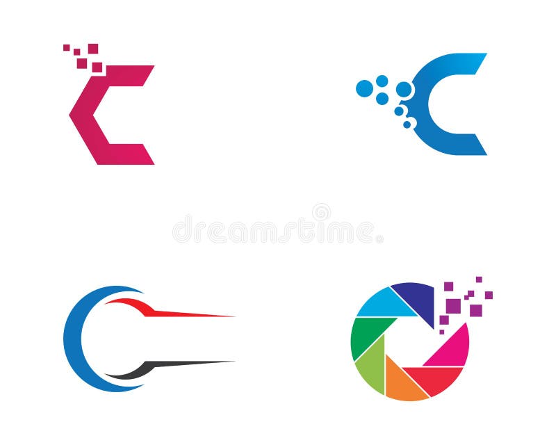 C Letter Pixel art design stock vector. Illustration of concept - 118114883