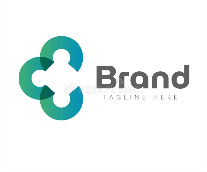 Letter C Logo Icon Design Template. Gradient Green Logo with Letter C ...