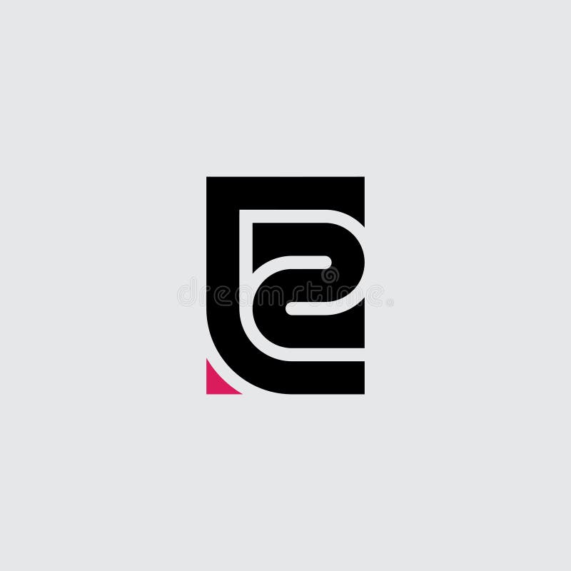 C2-Logo. Designelement Oder Symbol. Buchstabe C Und Nummer 2 Vektor ...