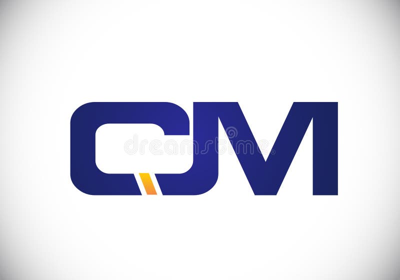 C M Initial Letter Logo Design, Creative Modern Letters Vector Icon ...