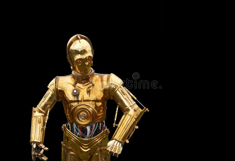 Star Wars character C-3PO editorial photography. Image of futuristic ...
