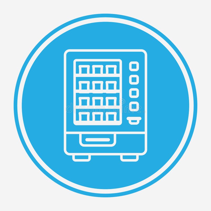 Vending Machine Vector Icon Sign Symbol Stock Illustration ...