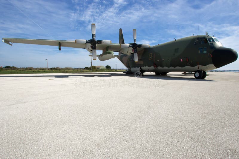 C130 Military airplane stock photo. Image of green, flying - 5653834
