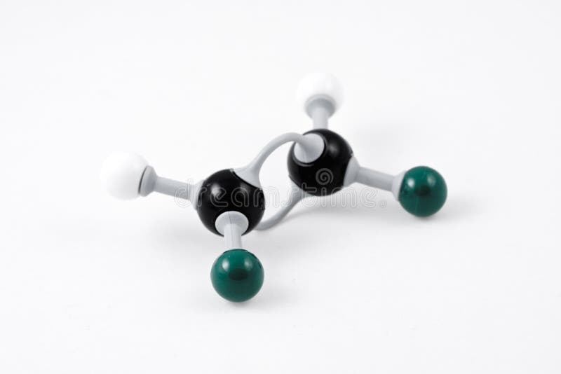 C2H2Cl2-Molecule structure stock photo. Image of pharmacy - 9561666