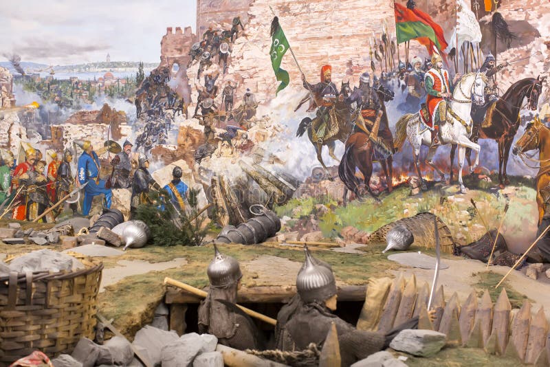 Caída de Constantinopla foto de archivo editorial. Imagen de turcos ...